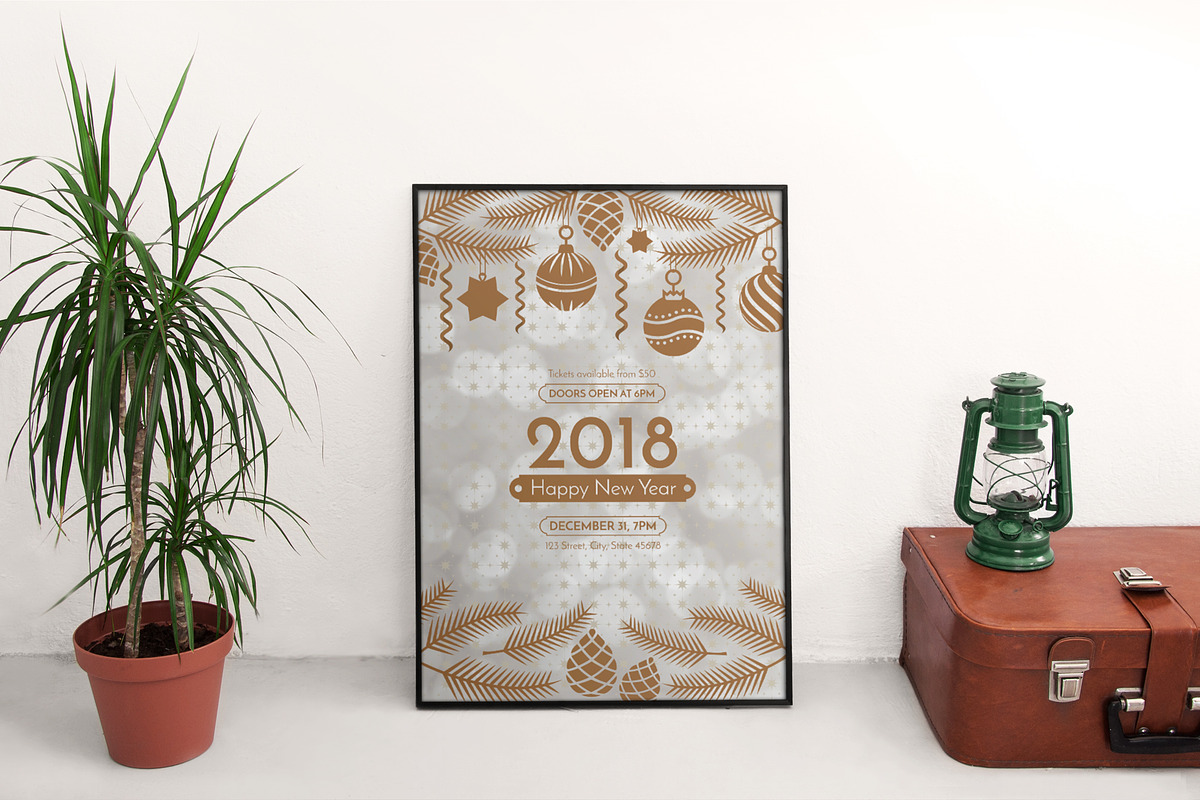 Promo Bundle | Happy New Year, a Poster Template by Amber Graphics