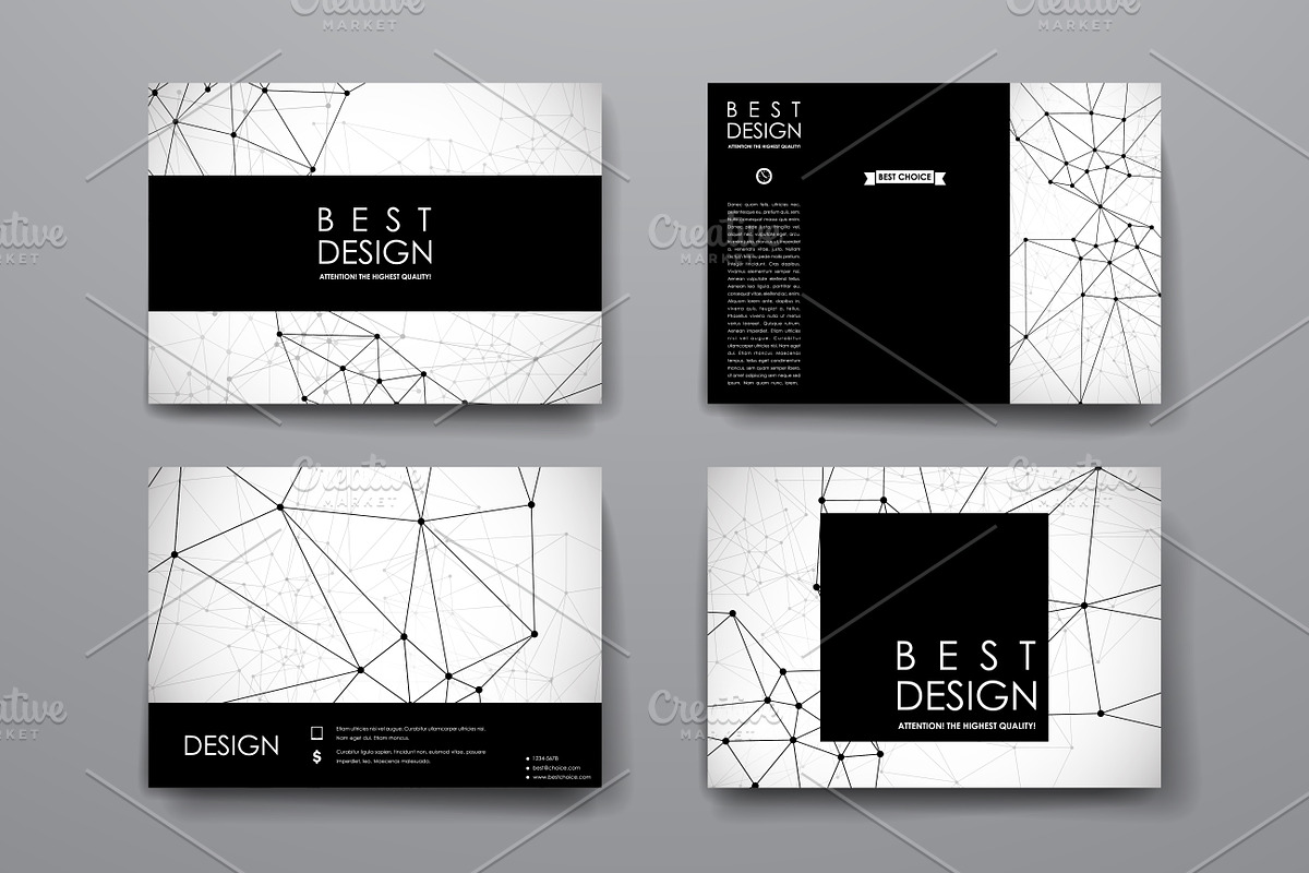 Molecular Structure card templates, a Card Template by Palau