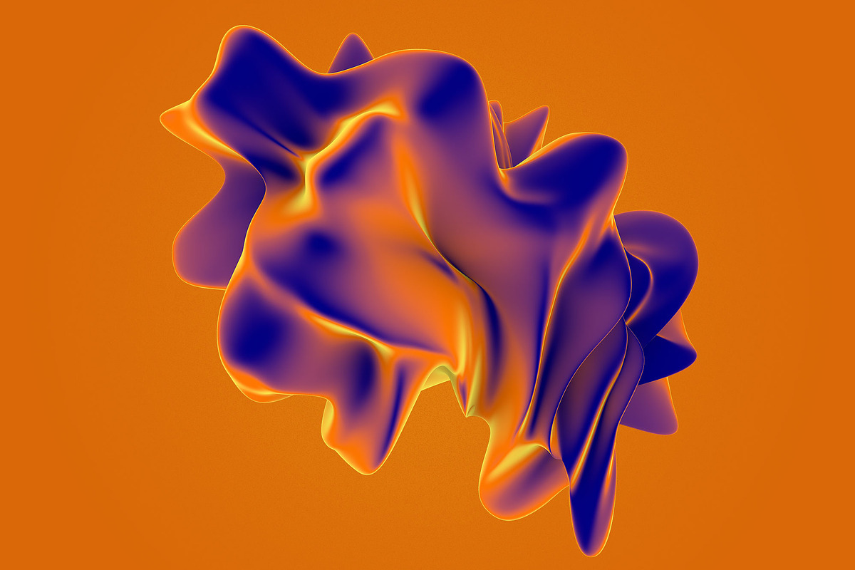 Amorphous: Experimental 3D Shapes, a Texture Graphic by Chroma Supply ...
