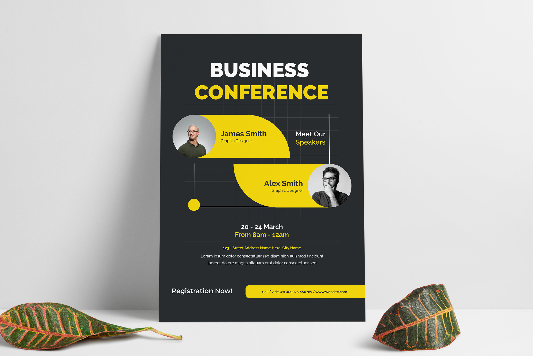 Modern Conference Flyer | Creative Market