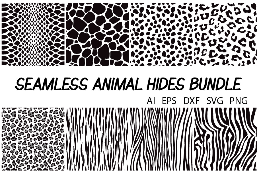 Seamless Animal Hides SVG, an Animal Illustration by Doodle Cloud Studio