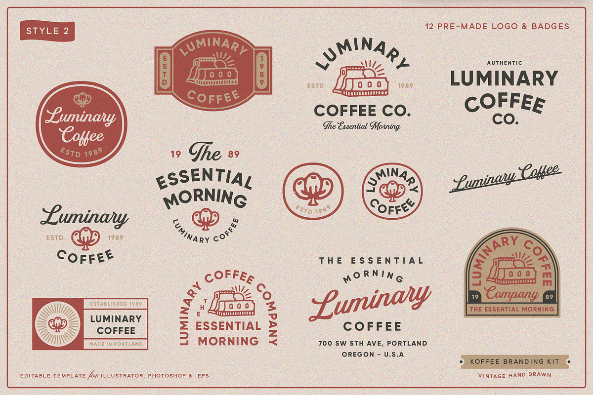 Koffee Branding Kit, a Branding & Logo Template by Refolve Design