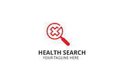 Health Search Logo Template, a Branding & Logo Template by Logo20