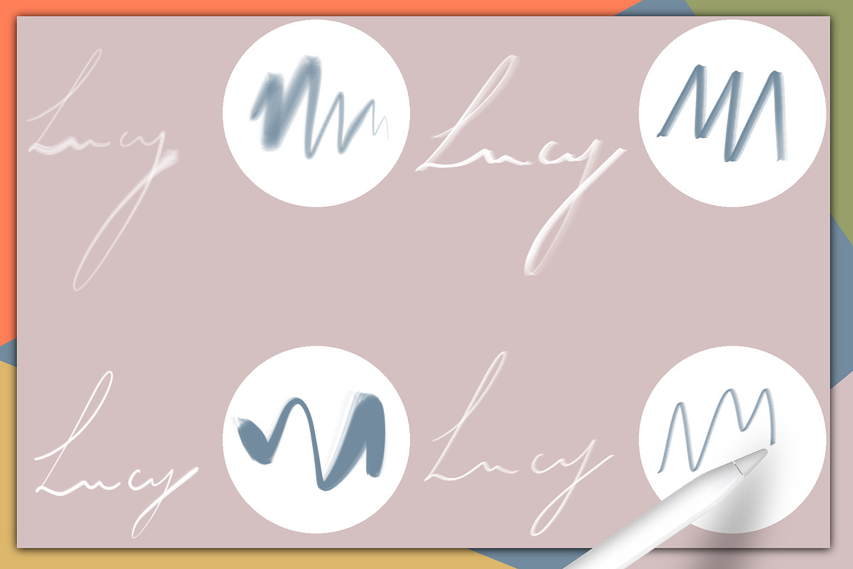 Lucy Calligraphy & Lettering brush, a Brush Add-On by The_Brush_Shop