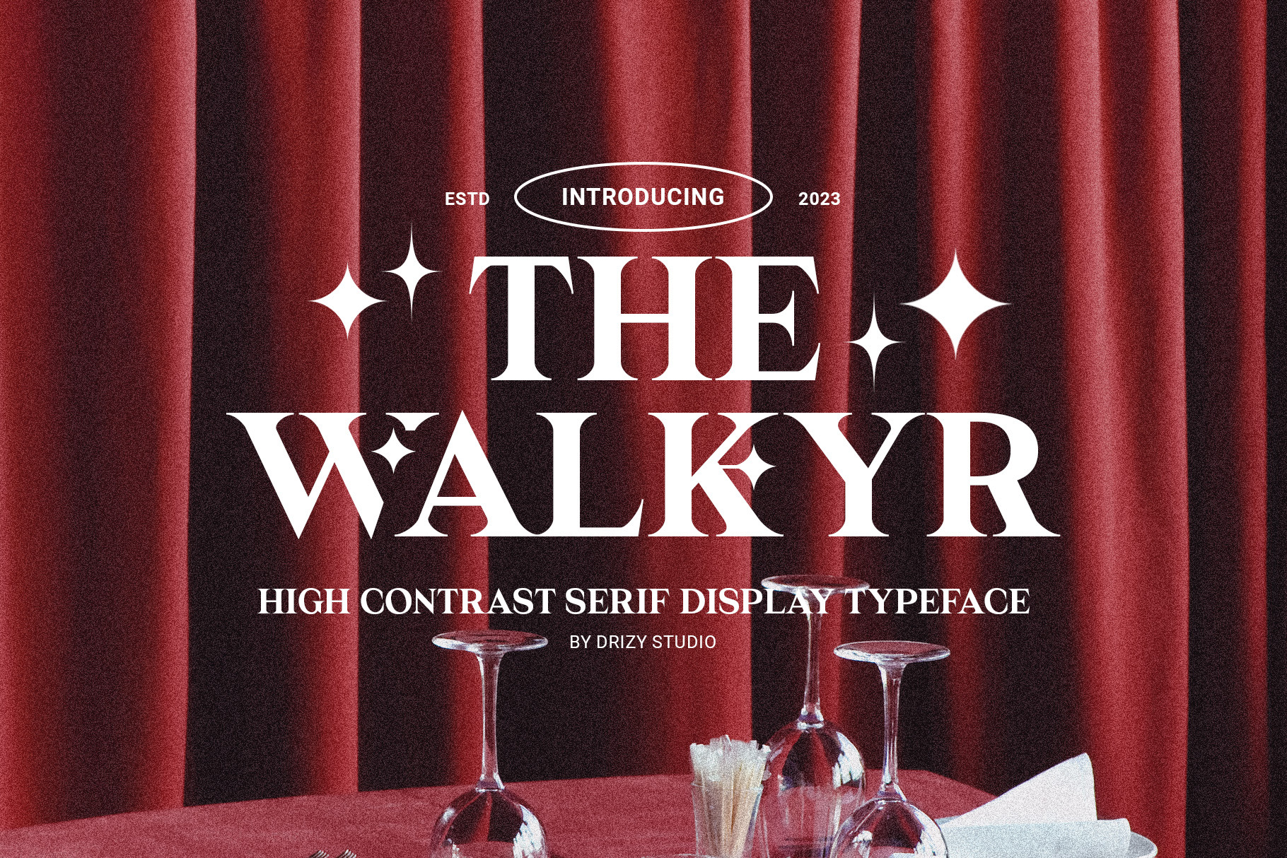 The Walkyr - High Contrast Font, a Serif Font by Drizy | Creative Market