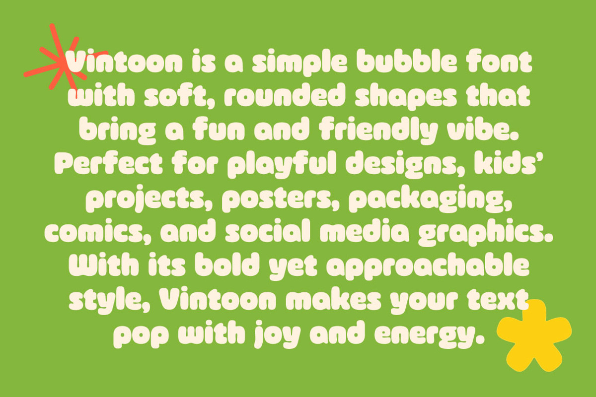 Vintoon – Kids Display Font