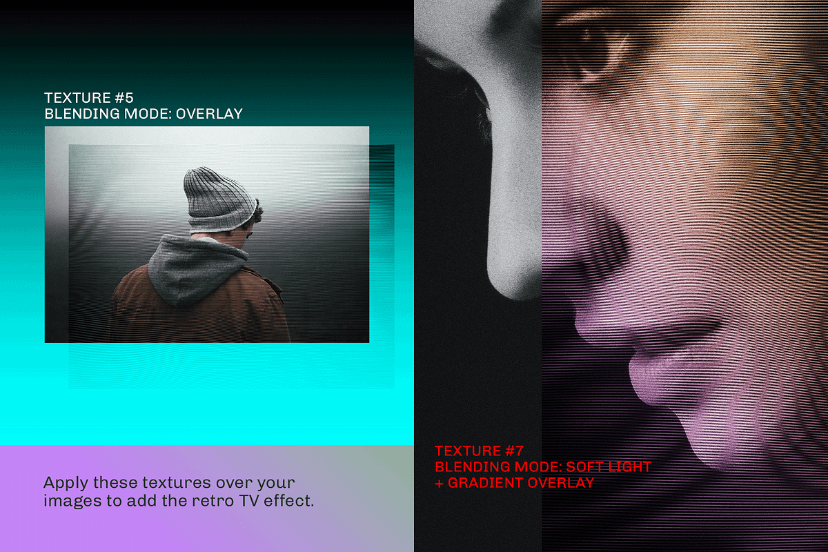 Retro TV Scan Lines | Creative Market