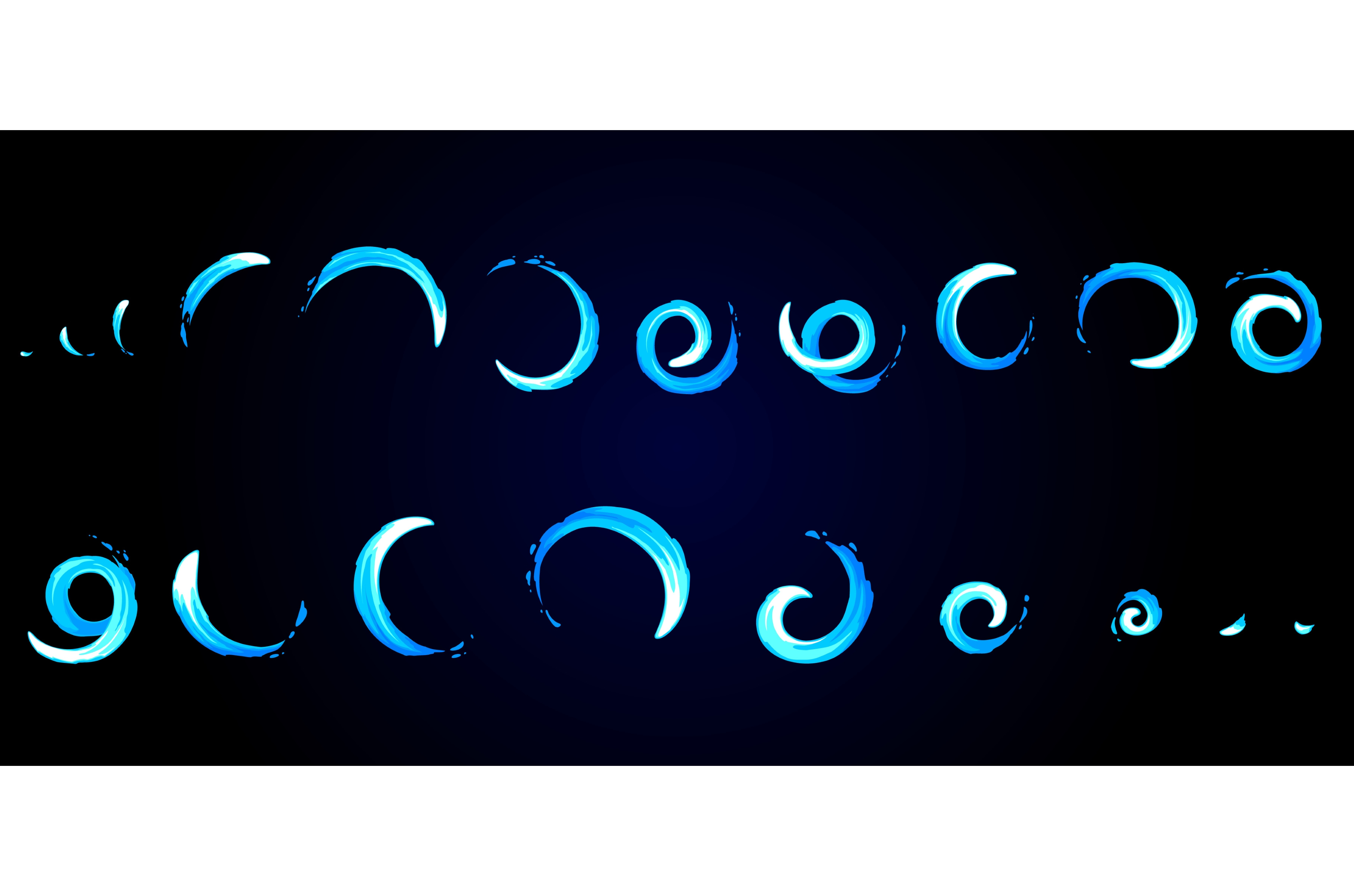 Circle motion sprite animation, an Illustration by Vector Tradition