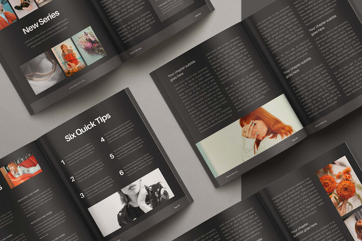 DUSK | Ebook Canva Template, a Magazine Template by Sierra Creative Studio | Creative Market