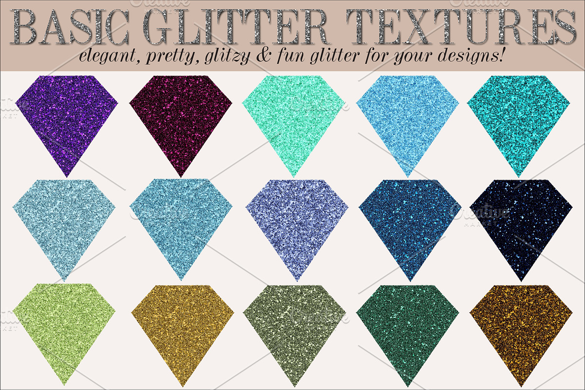 Basic Glitter Textures Collection II, a Texture Graphic by ...