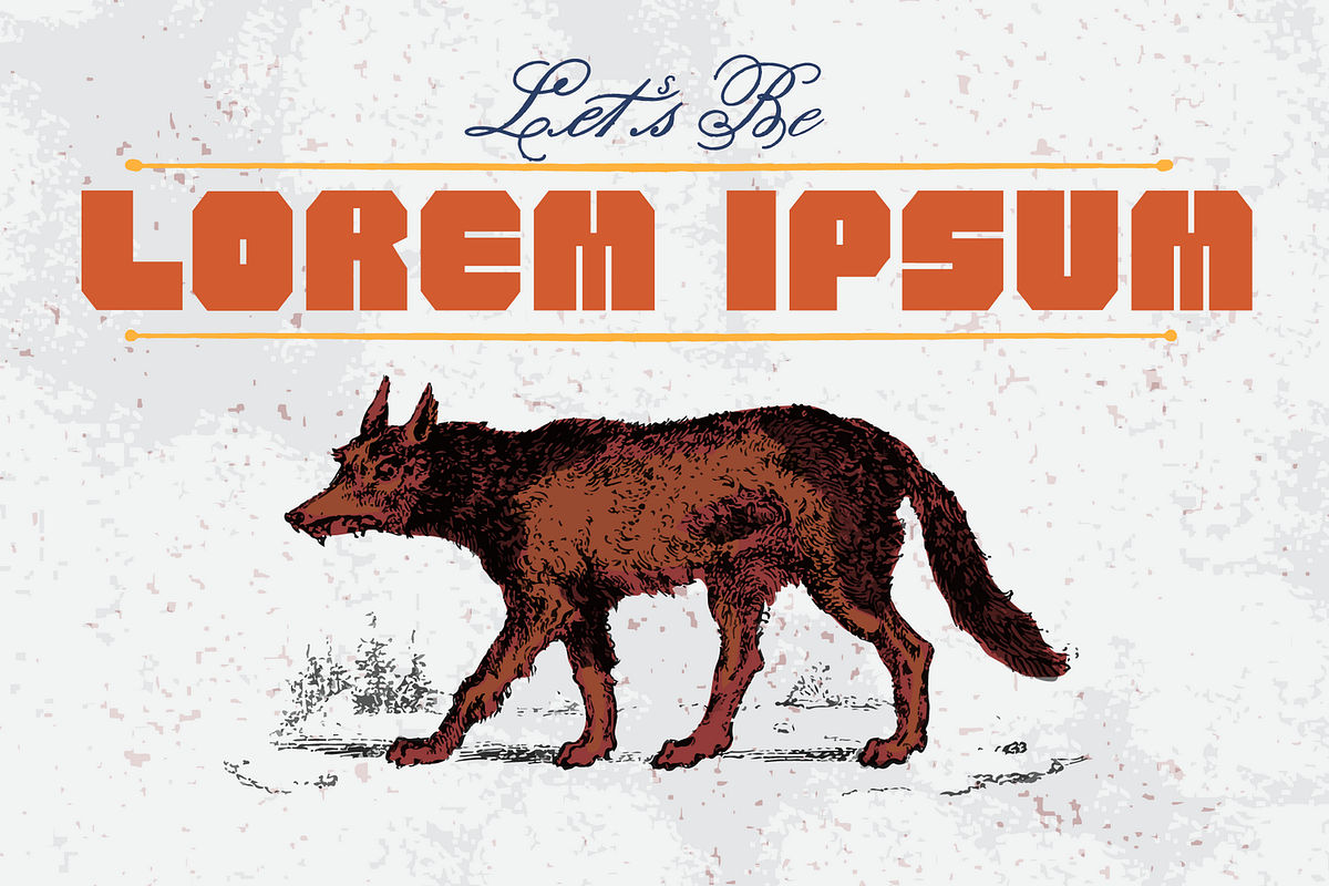 WOLF Font, a Font by 177Studio