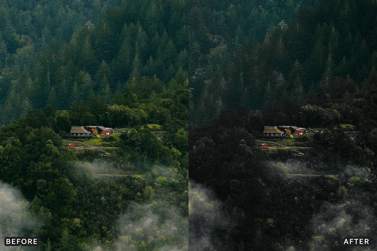 AI-Optimized Film Cinematic Landscape Nature Lightroom Presets