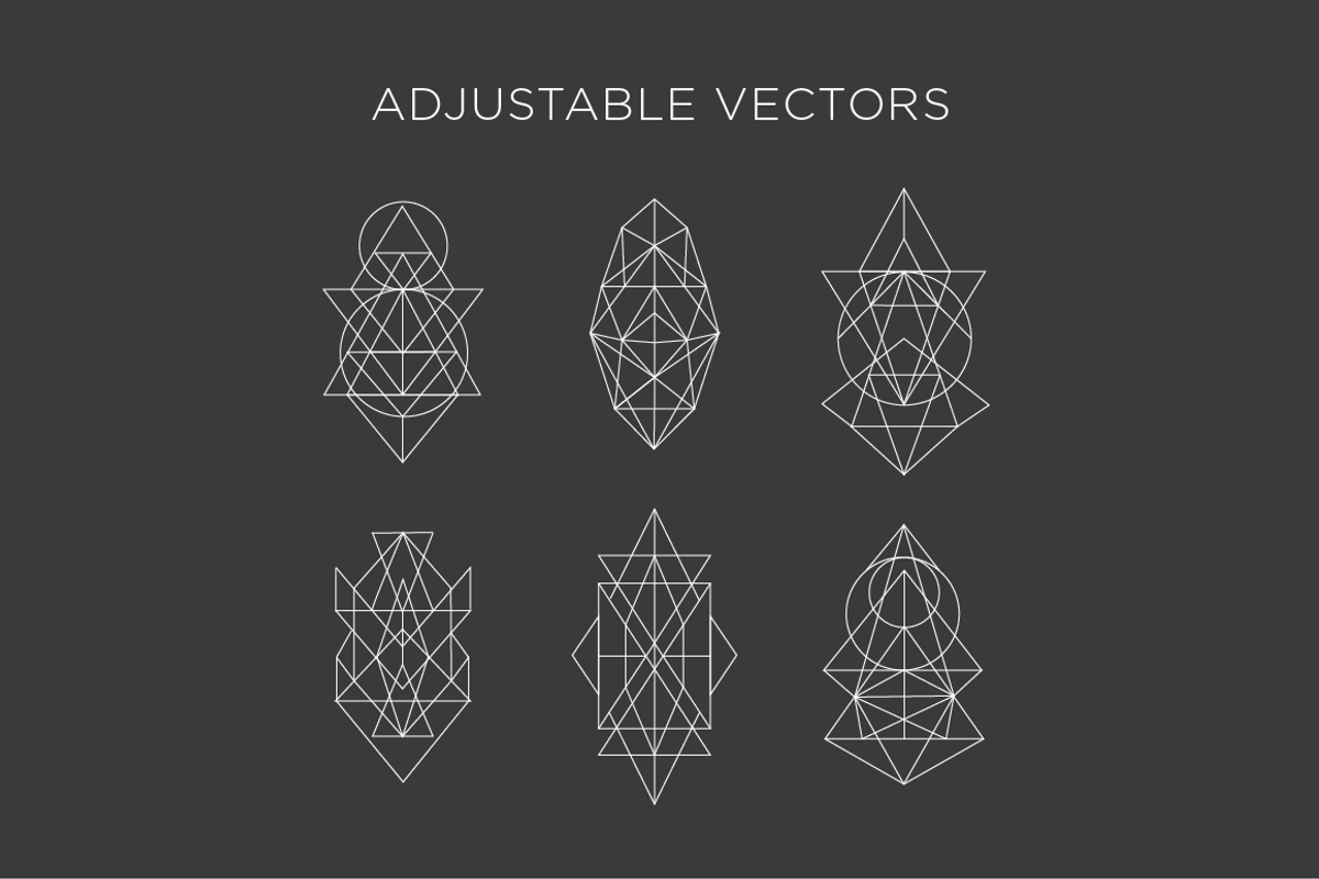 Complex Geometry Vectors, an Illustration by Form League