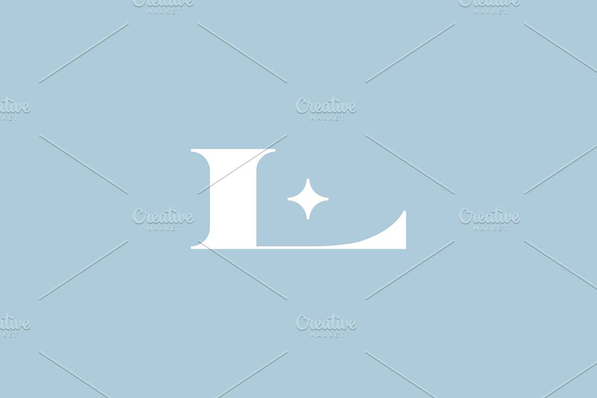 l star letter mark initial logo, a Branding & Logo Template by VSTRD ...
