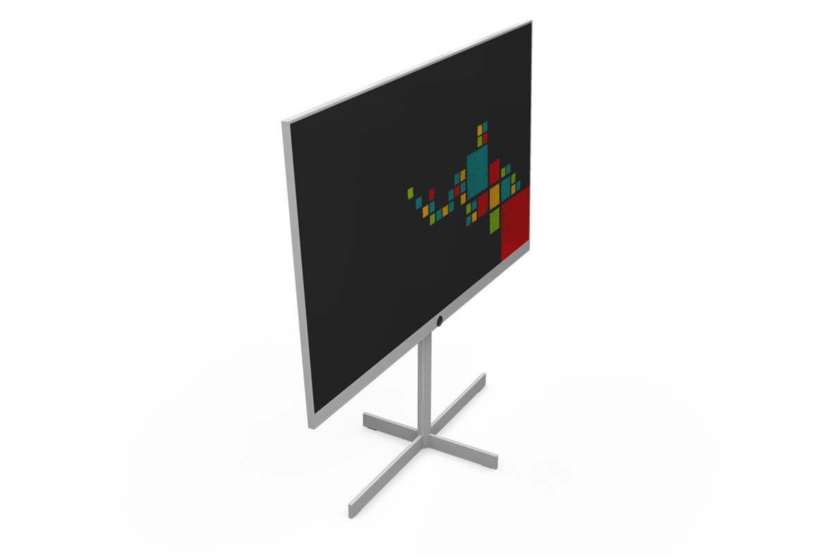 Screen Stand Mockup, a Print Template by PixelMockup
