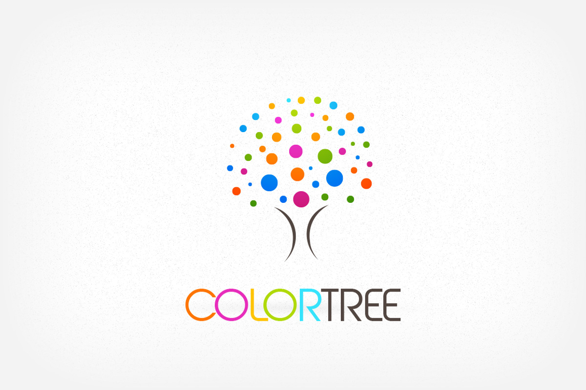 Color Tree Logo, a Branding & Logo Template by NasirGrfx | Creative Market