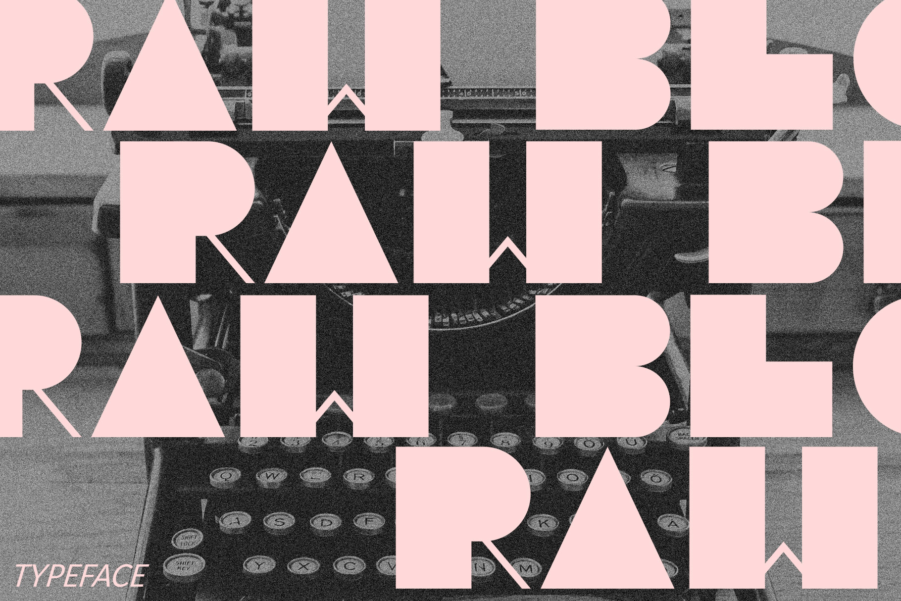 Raw Blocks - Bold Elegant Retro Font