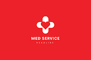 Med service logo., a Branding & Logo Template by Anton Akhmatov