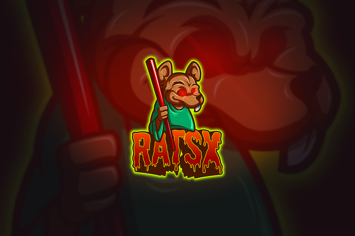 Rats - Mascot & Esport Logor, a Branding & Logo Template by AQR Studio