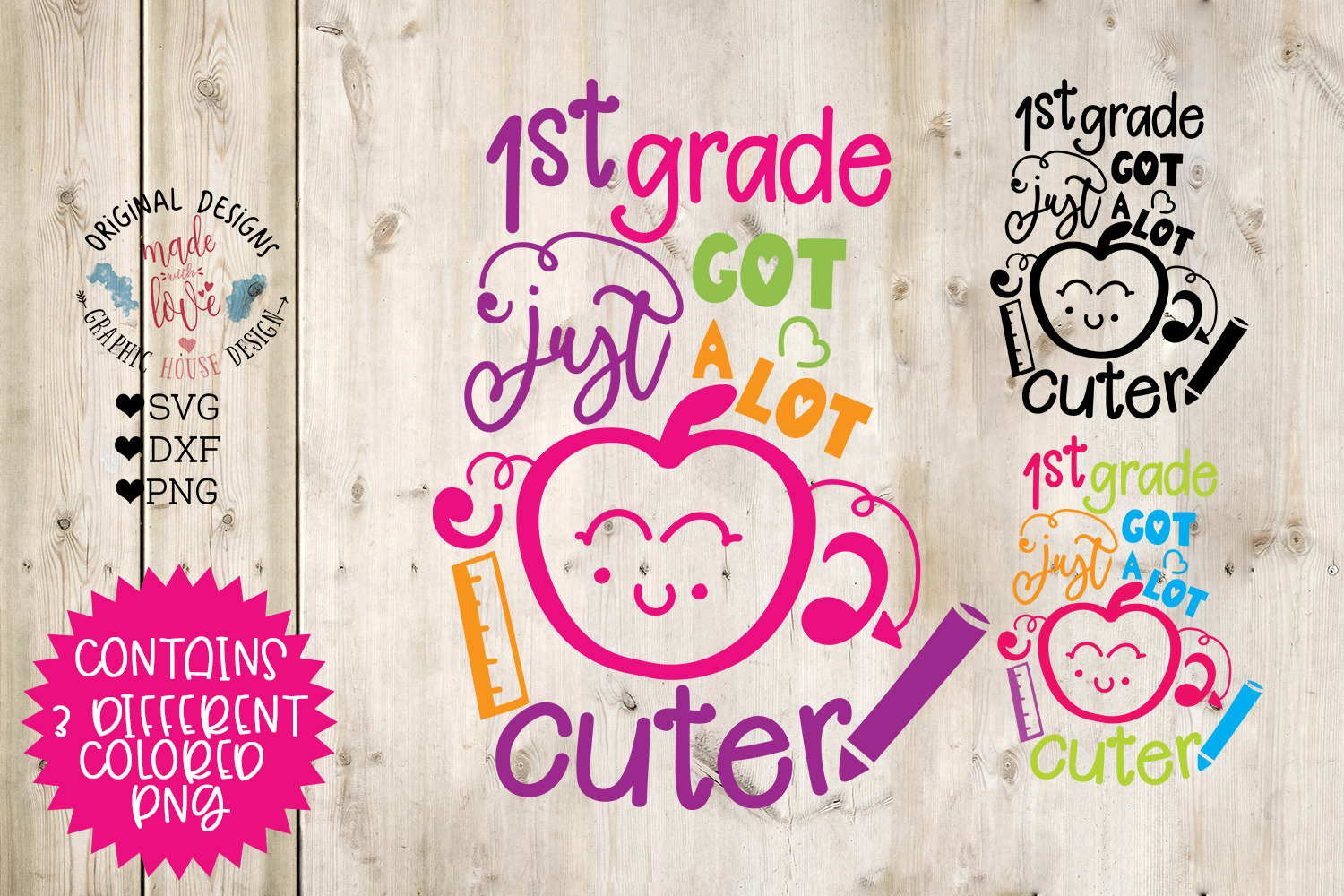 First Grade Just Got A Lot Cuter, an Education Illustration by Graphic ...
