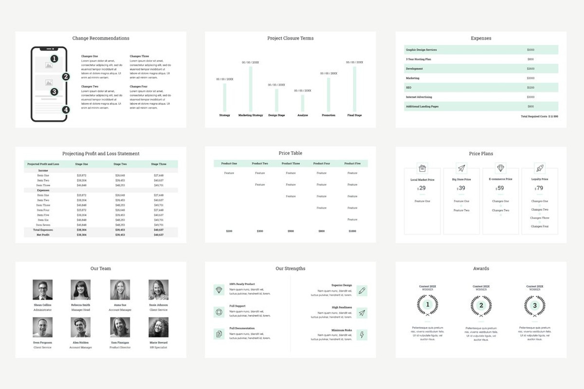 3 in 1 Project Proposal Bundle