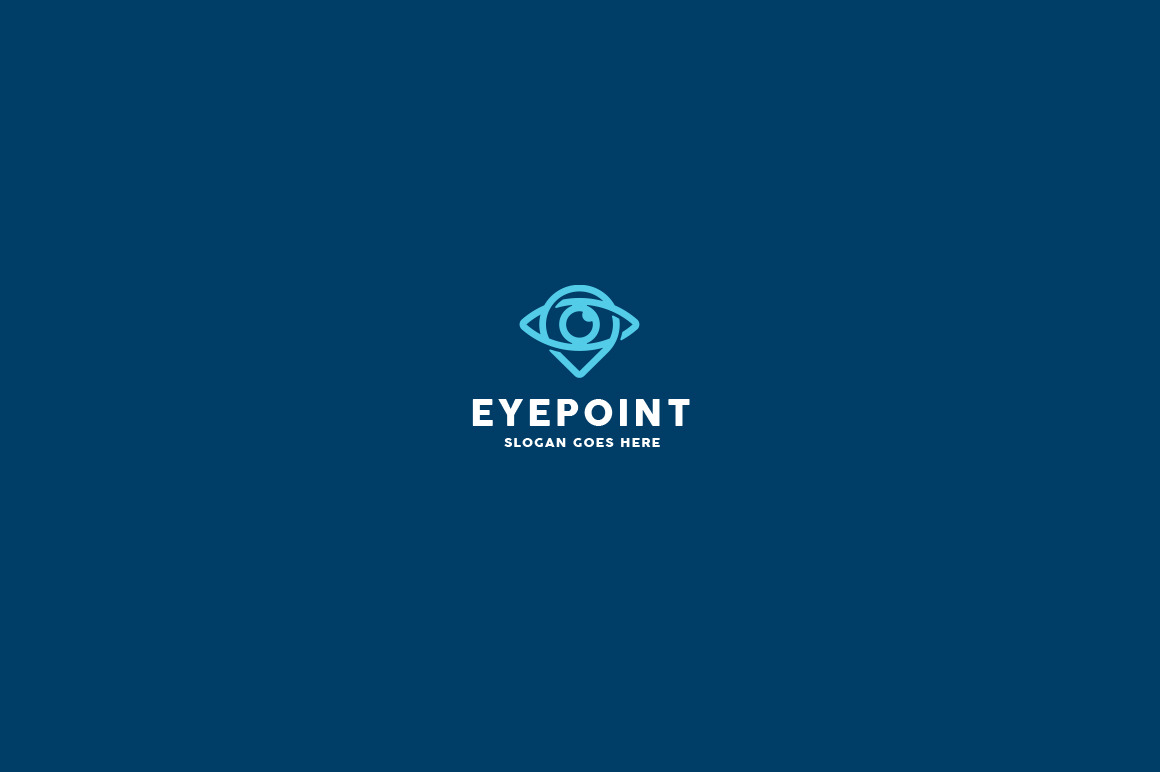 Eye Point Logo Template, a Branding & Logo Template by Rudy-design
