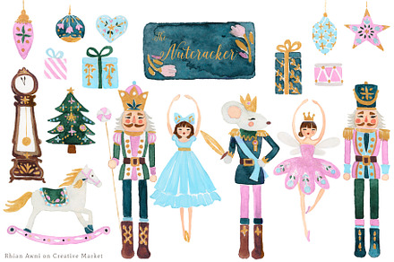 THE NUTCRACKER clipart | Illustrations ~ Creative Market