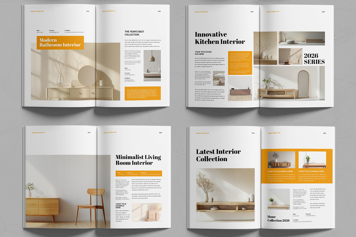 Digital Interior Design Brochure