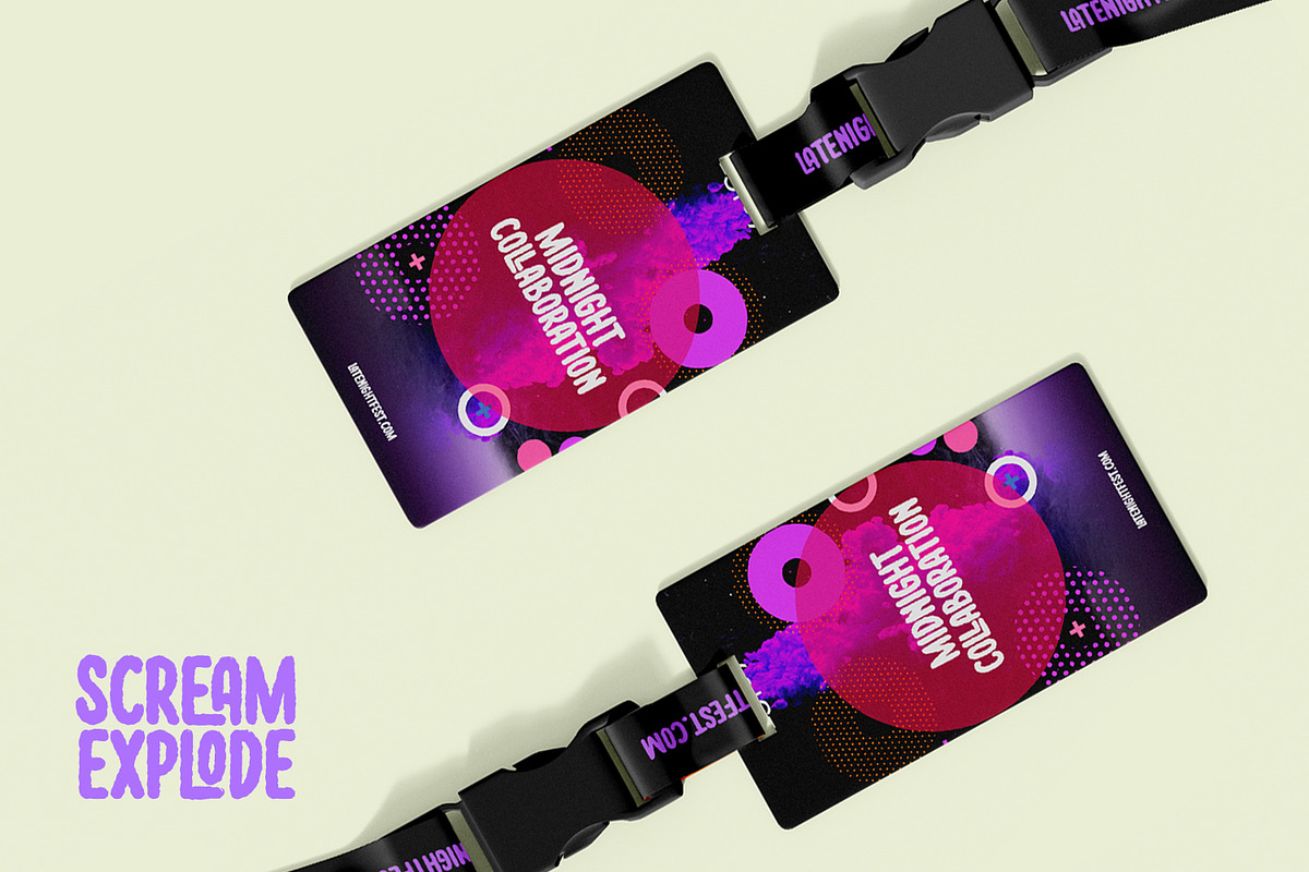 Scream Explode, a Symbol Font by Ditatype