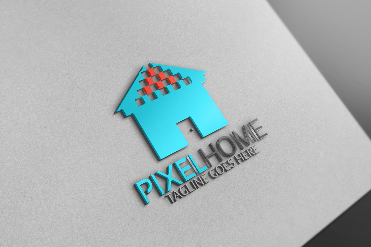 Pixel Home Logo, a Branding & Logo Template by Josuf Media