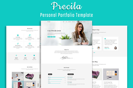 Shlok - Personal Portfolio Template | Bootstrap Themes ~ Creative Market