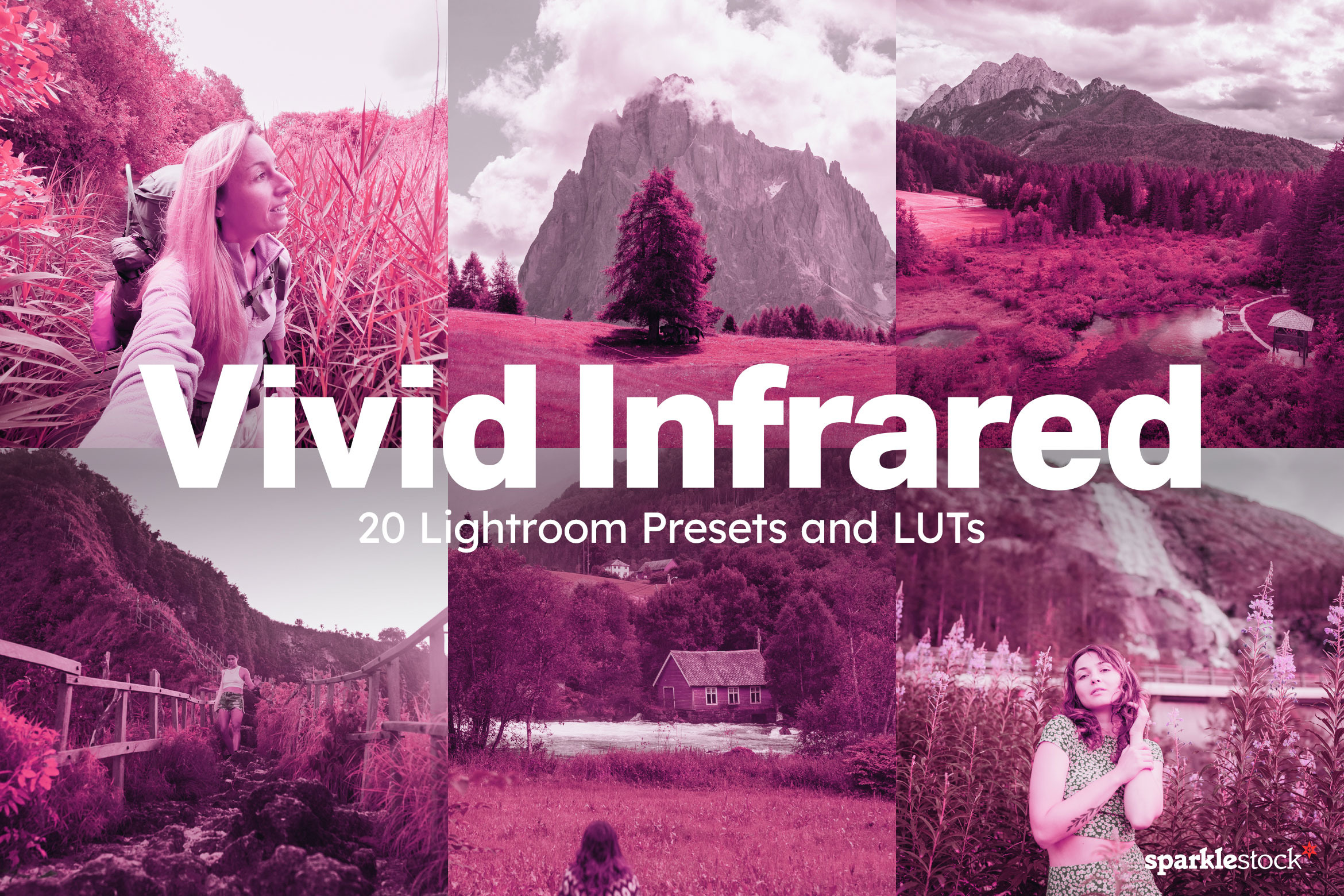 20 Vivid Infrared Lightroom Presets, a Preset Add-On by SparkleStock