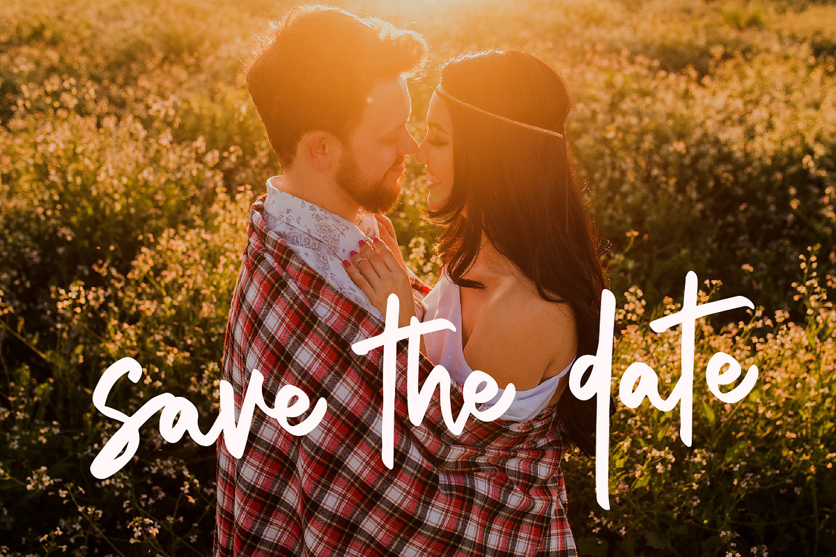 Cuddle and Kind Font Duo + Logos, a Script Font by theinkaffair