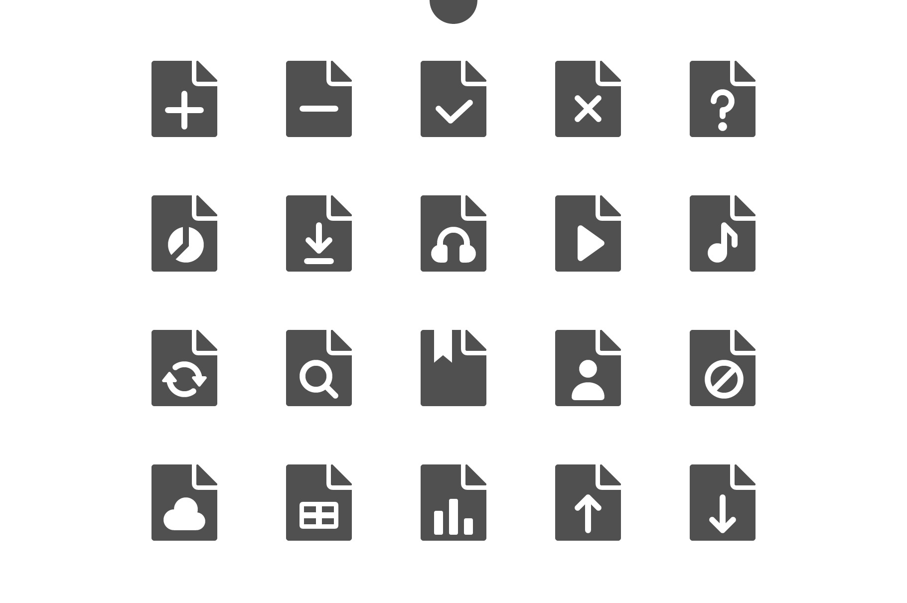 File Icons, a Solid Icon by Palau | Creative Market