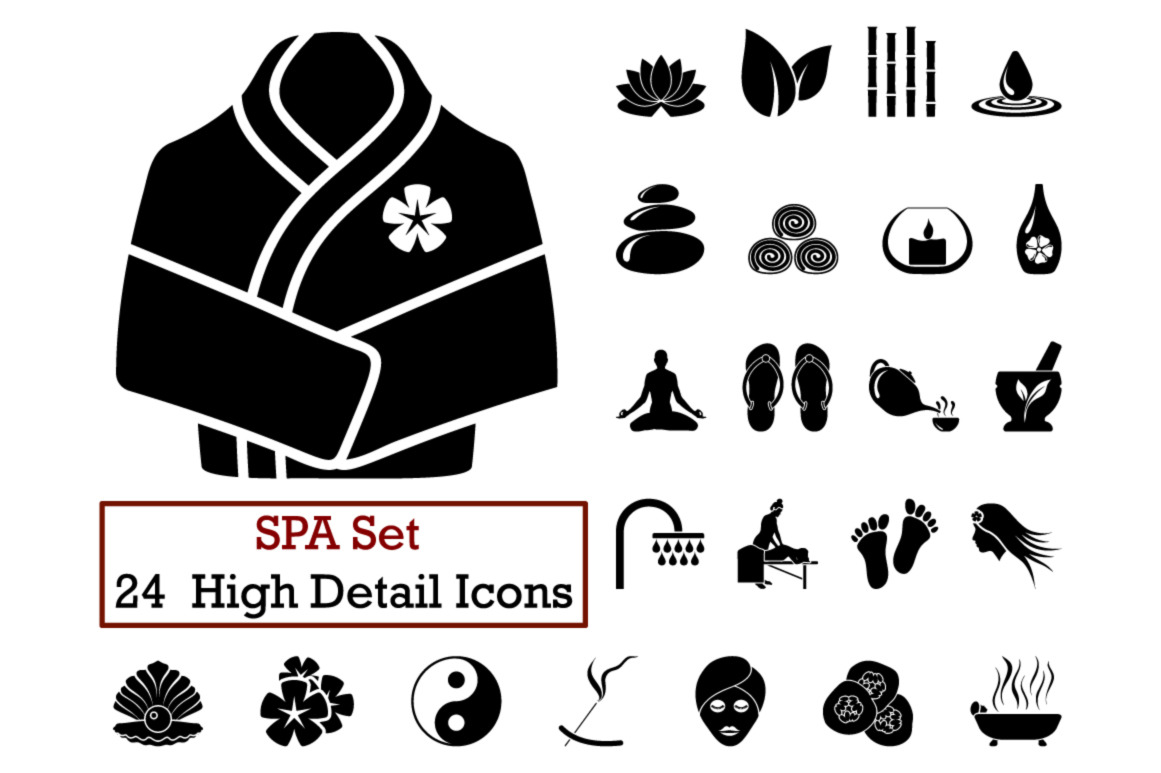 24 SPA Icons, an Icon by Pavel Vectors