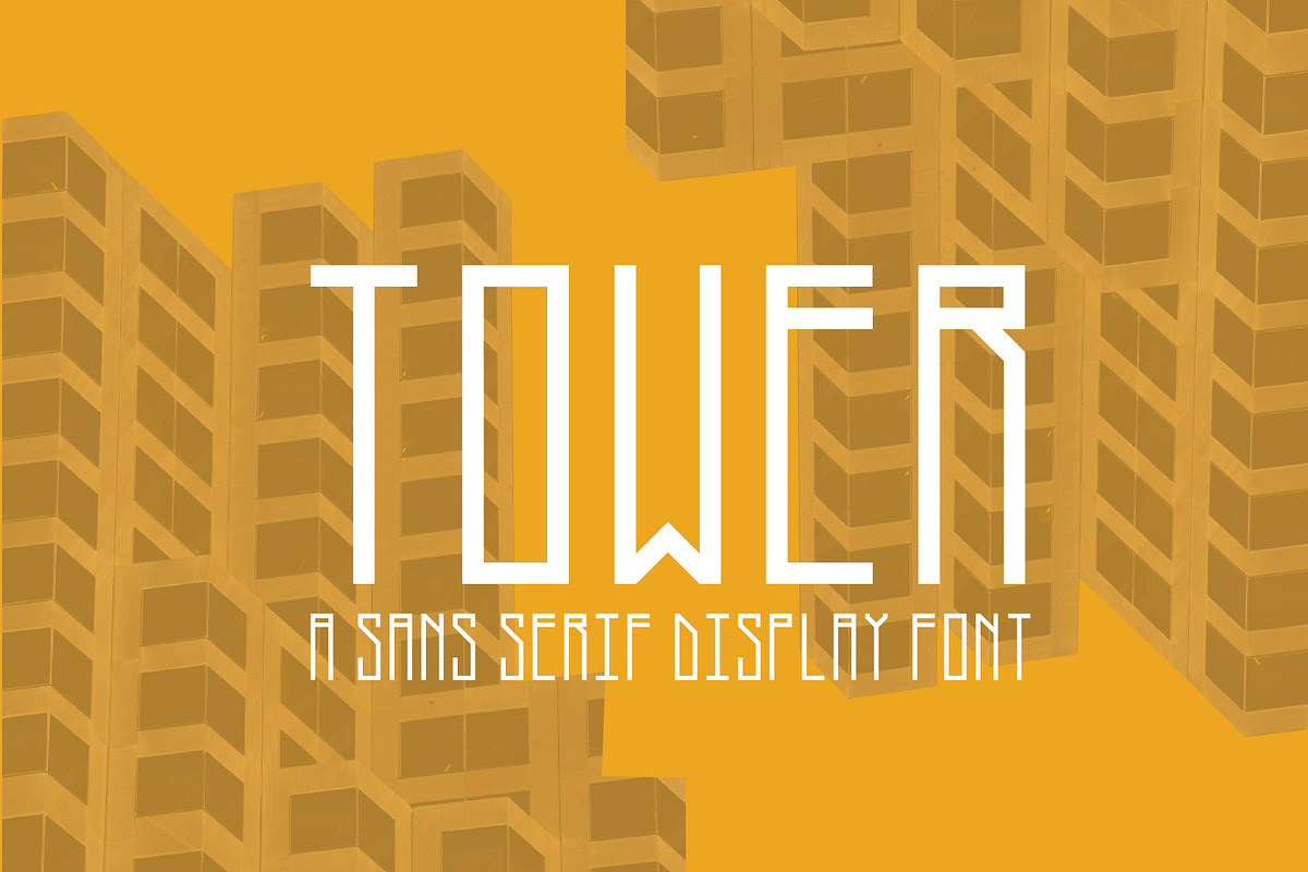 Tower - Modern Sans Serif, a Sans Serif Font by David Basye Design
