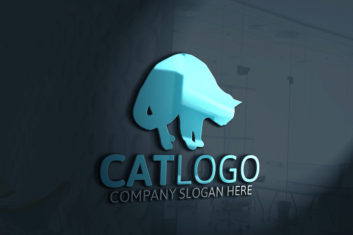 Cat Logo, a Branding & Logo Template by Josuf Media