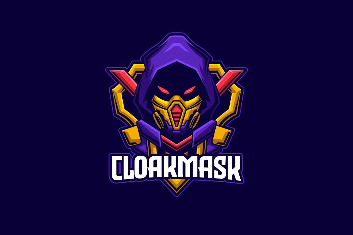 Cloak Mask E-sport Logo Template, a Branding & Logo Template by ...