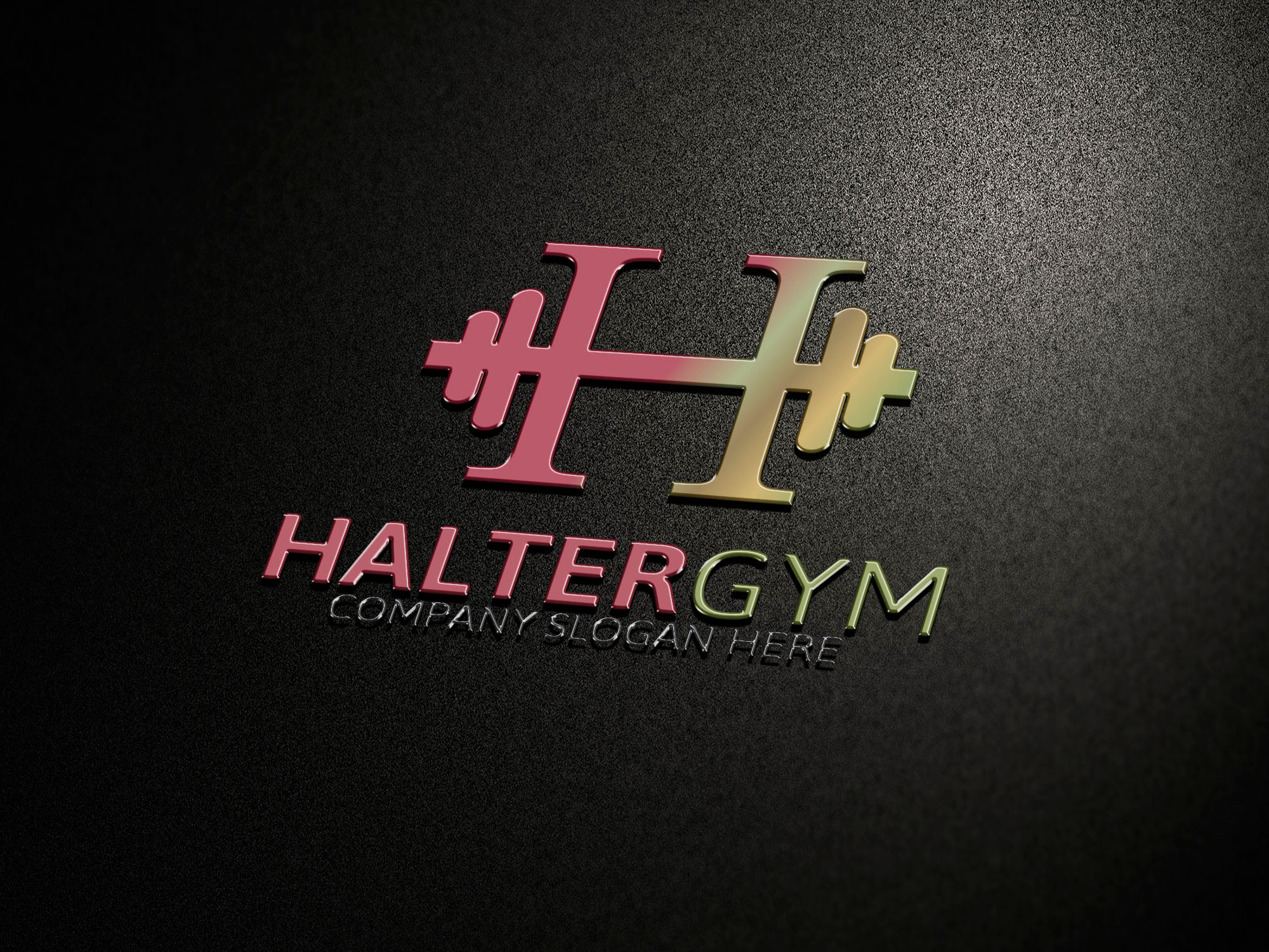 Halter Gym Logo Discount % 25, a Branding & Logo Template by Josuf Media