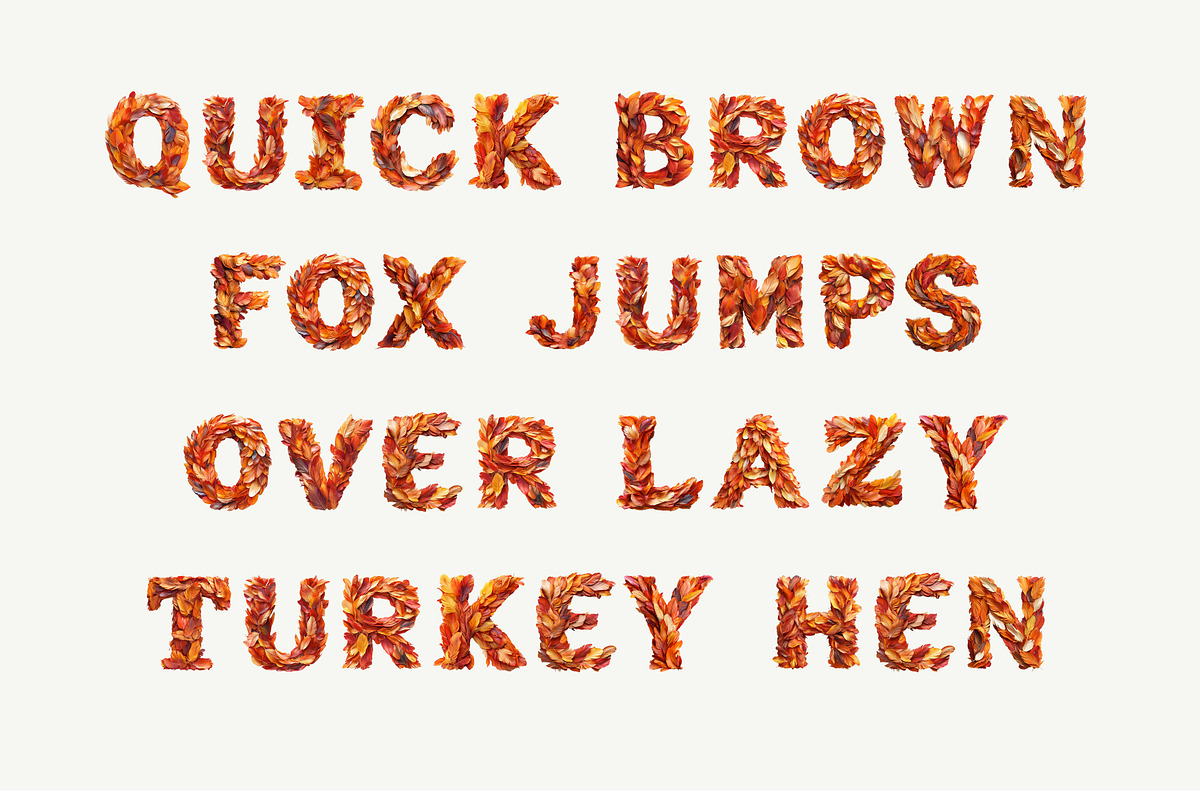 Turkey Feather 3D Font, a Font by Loudoun Design Co.