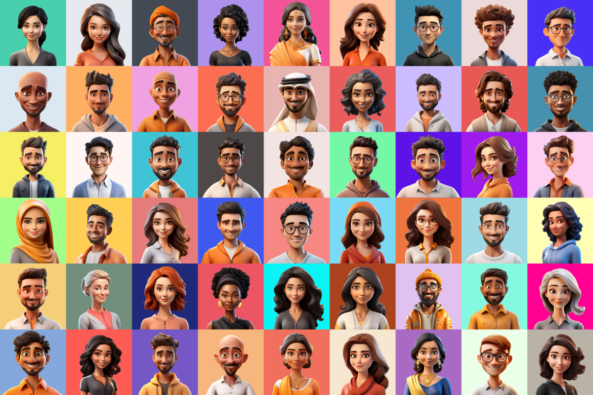 125 Animoji Style Avatars, a Characters & Person 3D Model by Digital Blood