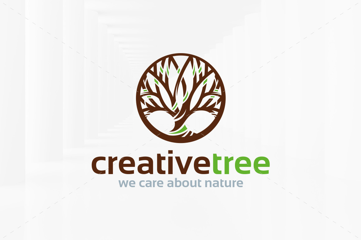 Creative Tree Logo Template v2, a Branding & Logo Template by LOGOMAGINE