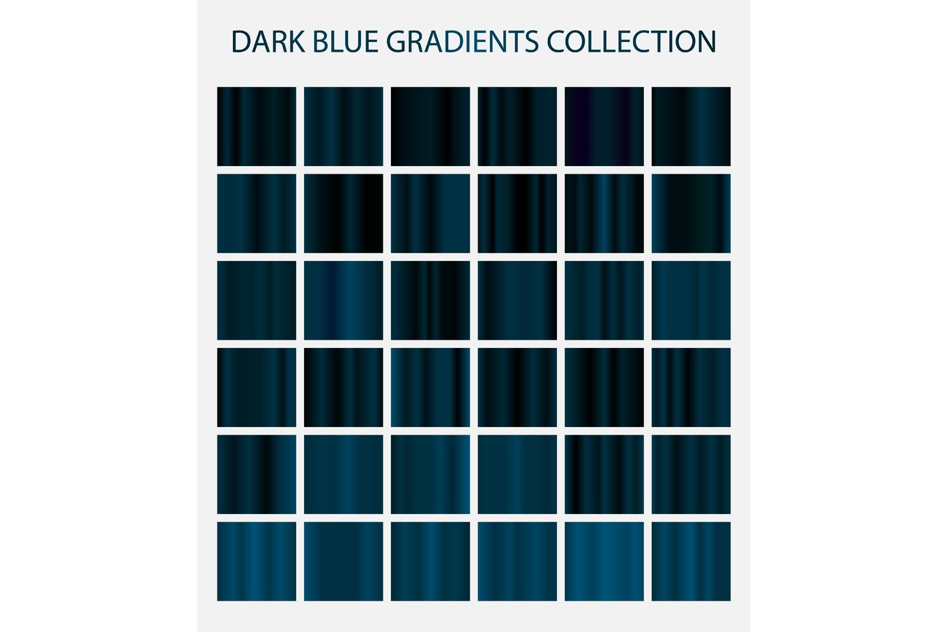 36 dark blue color gradients, a Gradient Add-On by Ederella