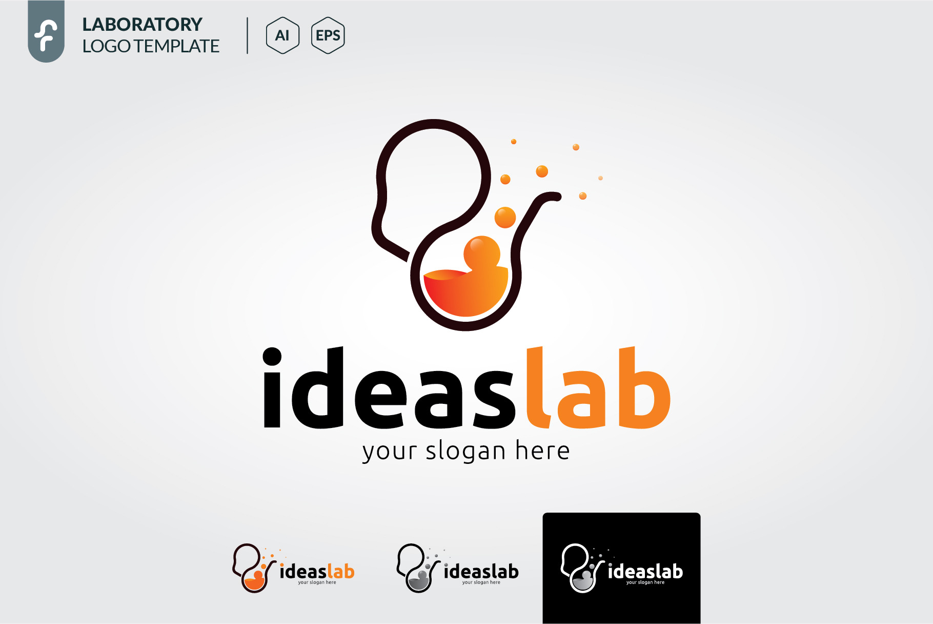 Ioeas lab logo template, a Branding & Logo Template by ft.studio ...
