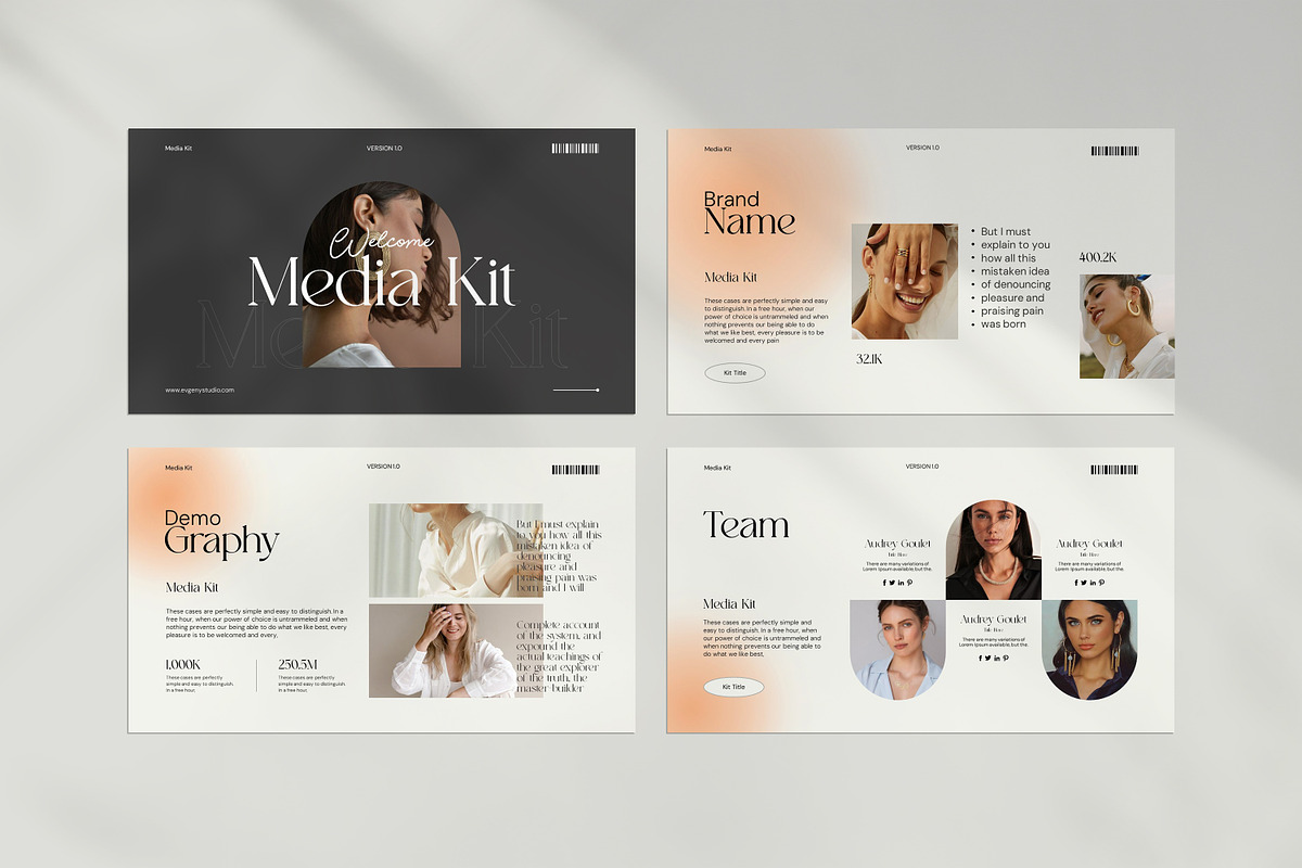 Media Kit Presentation Template, a Presentation Template by ...