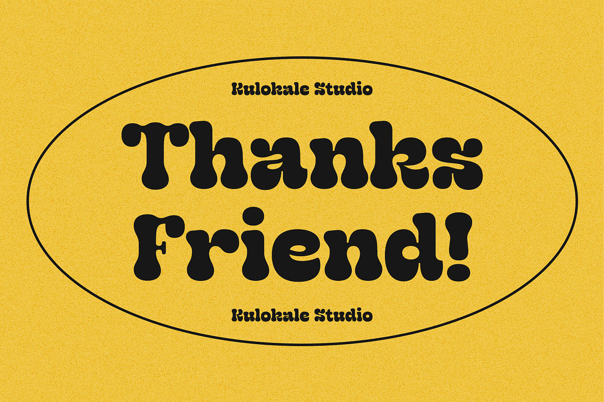 Geska Rolling Groovy Retro Font