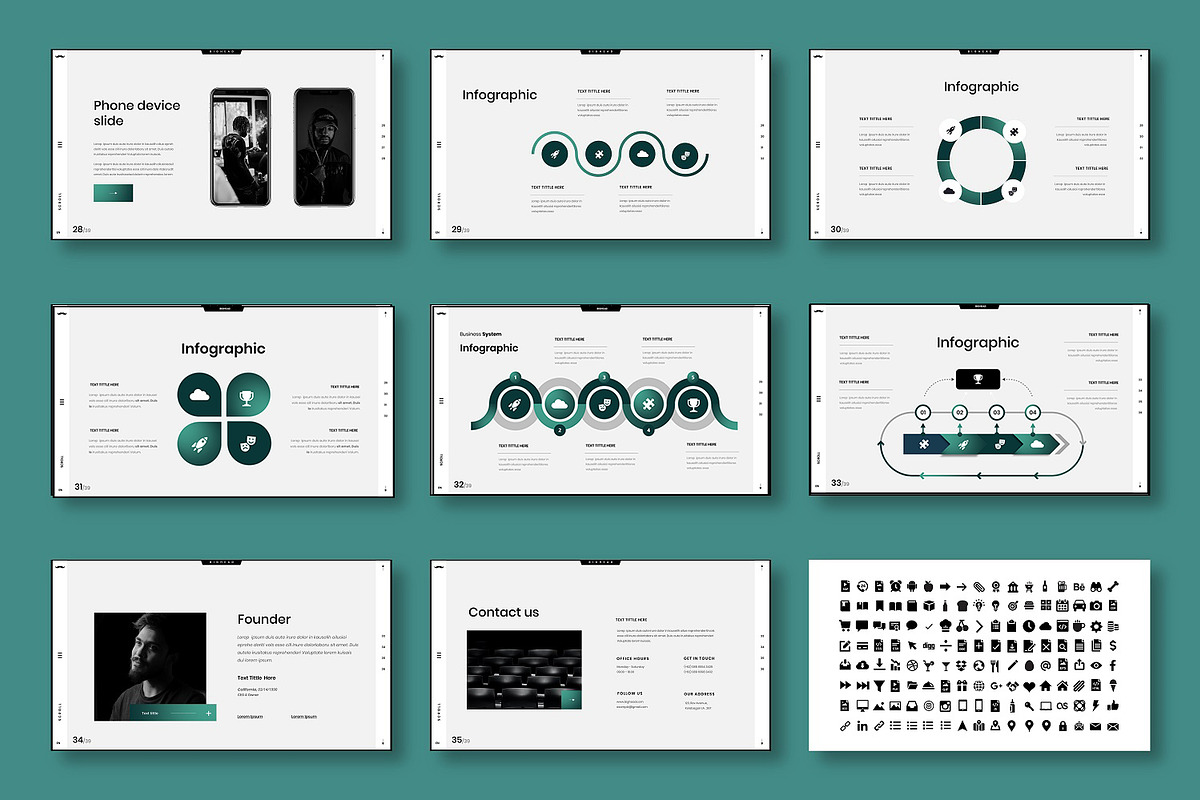 Bighead – Business PowerPoint, a Presentation Template by Dens Creative ...