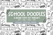 School Doodles Font | Hand Drawn, a Symbol Font by Dansie Design