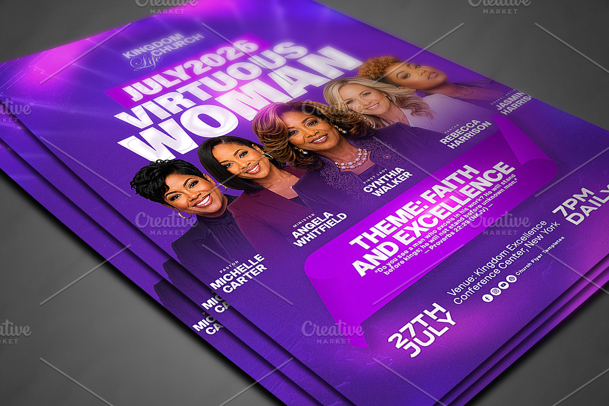 Virtuous Women Conference Flyer Template