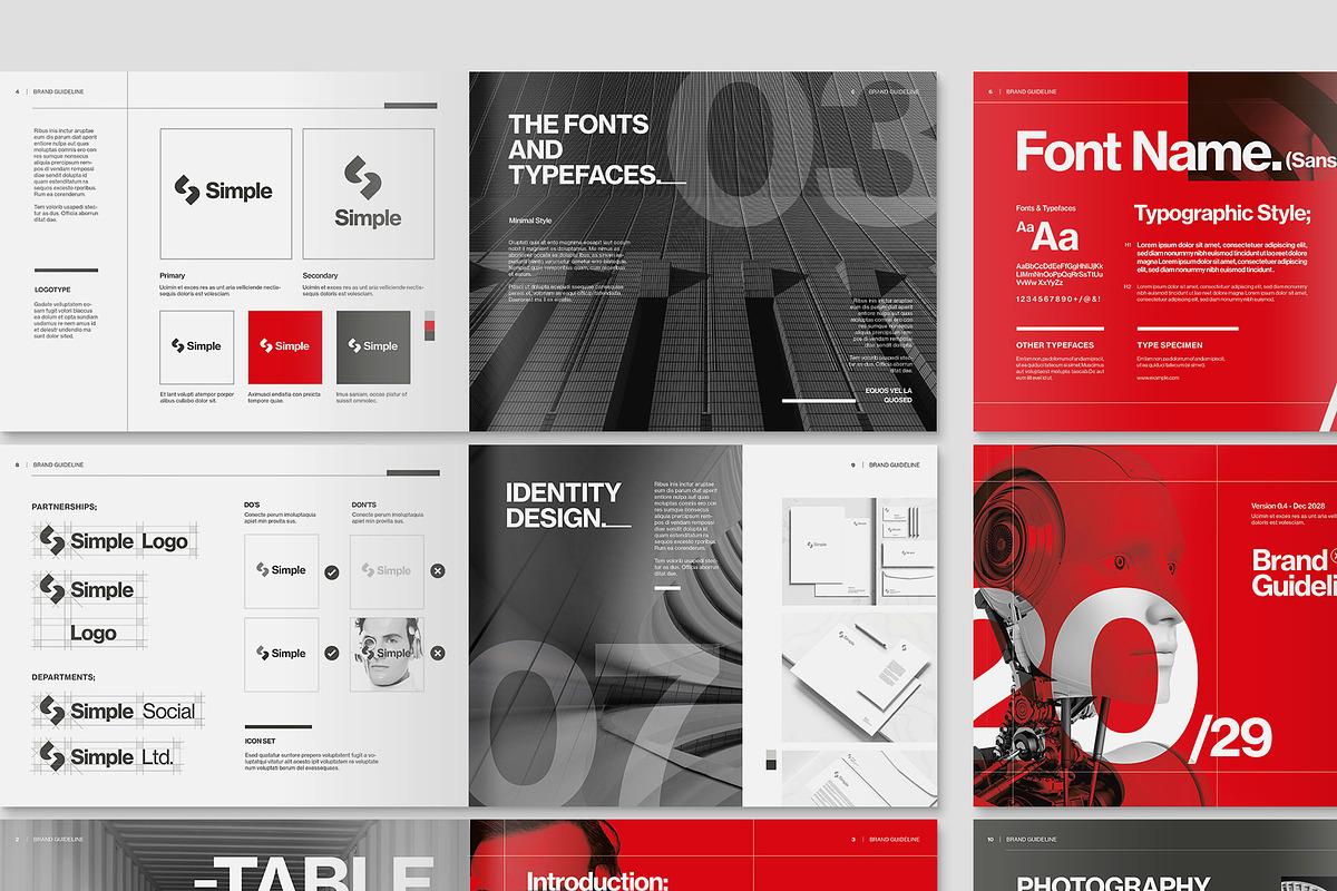 Brand Guidelines Brochure Template, a Brochure Template by BrandPacks